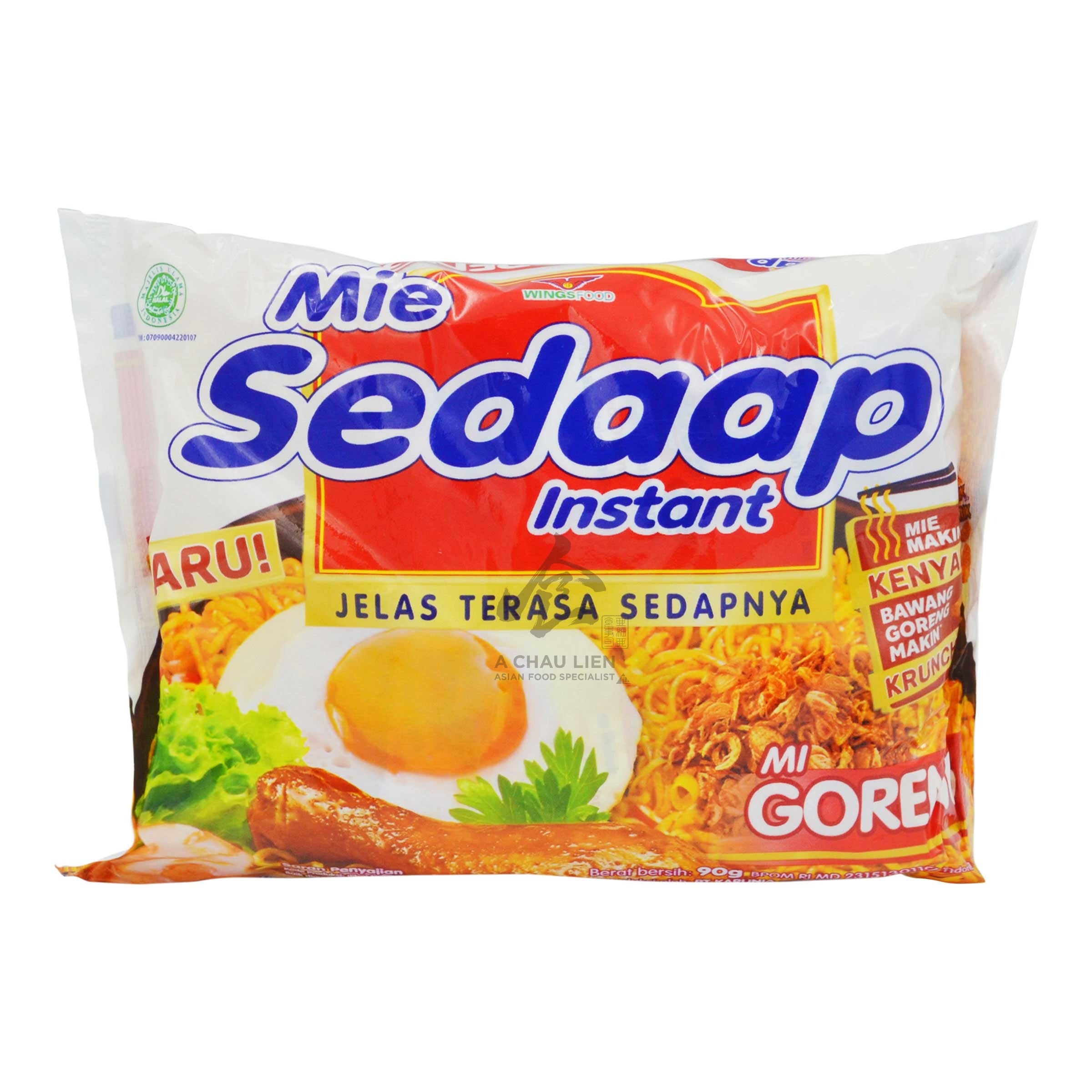INSTANT NOODLES MIE SEDAAP MIE GORENG 40 x 90g WINGS FOOD – A Chau Lien