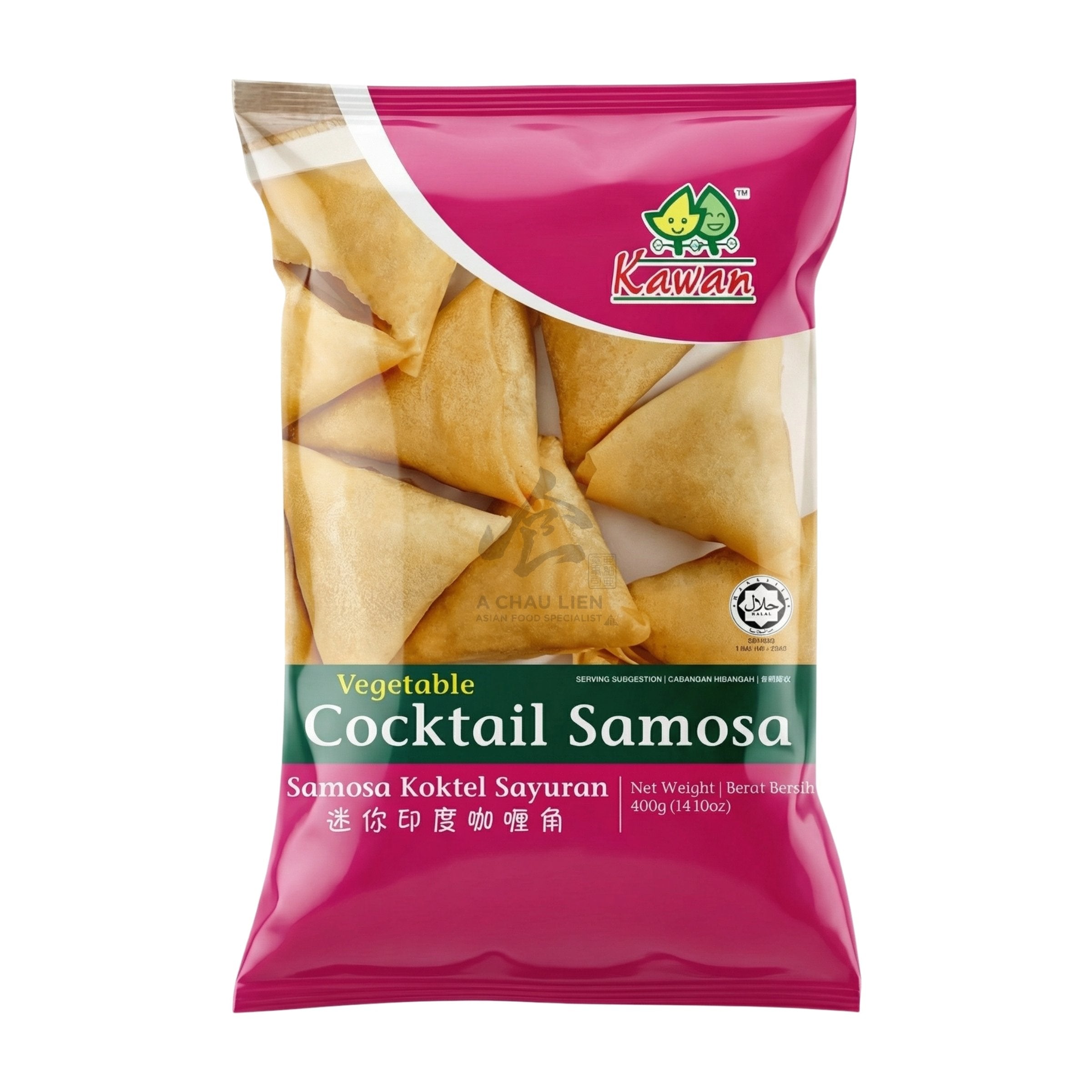 FROZEN SAMOSA VEGETABLE COCKTAIL 24 x 400g KG – A Chau Lien